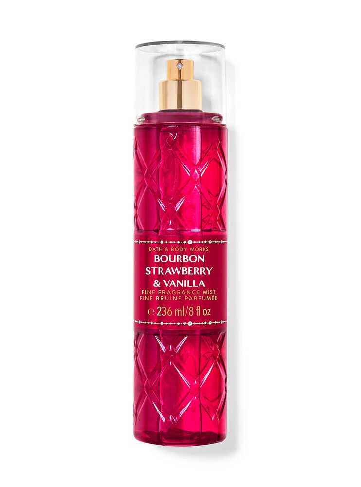 Buy Bourbon Strawberry & Vanilla Fine Fragrance Mist Online | Bath ...