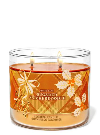 Buy Sugared Snickerdoodle 3-Wick Candle Online | Bath & Body Works ...