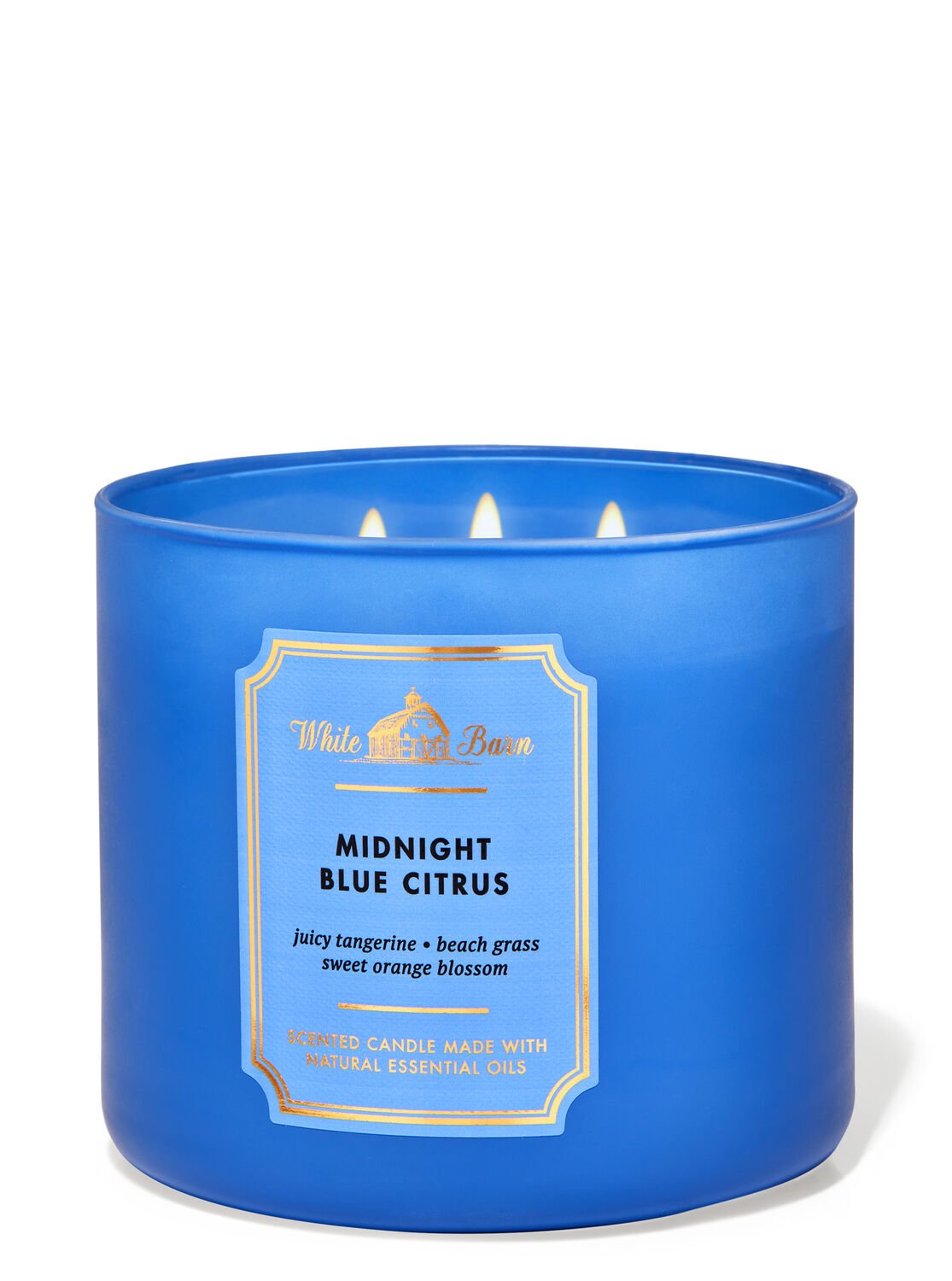 Buy Midnight Blue Citrus 3 Wick Candle Online Bath Body Works Indonesia
