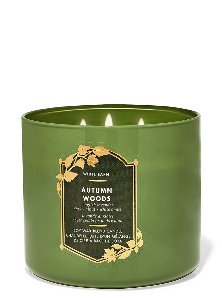 Buy Autumn Woods 3-Wick Candle Online | Bath & Body Works Indonesia